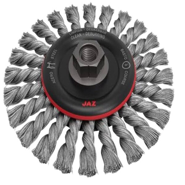 JAZ 7" X 5/8-11 TWISTED KNOT WIRE WHEEL 34052 - Shop | Esch ...
